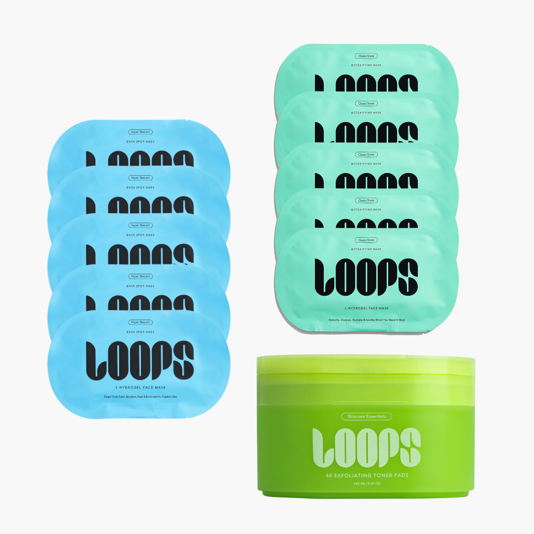 LOOPS Dark Spot Detox | Hydrogel Face Masks With Korean Technology – Loops Beauty