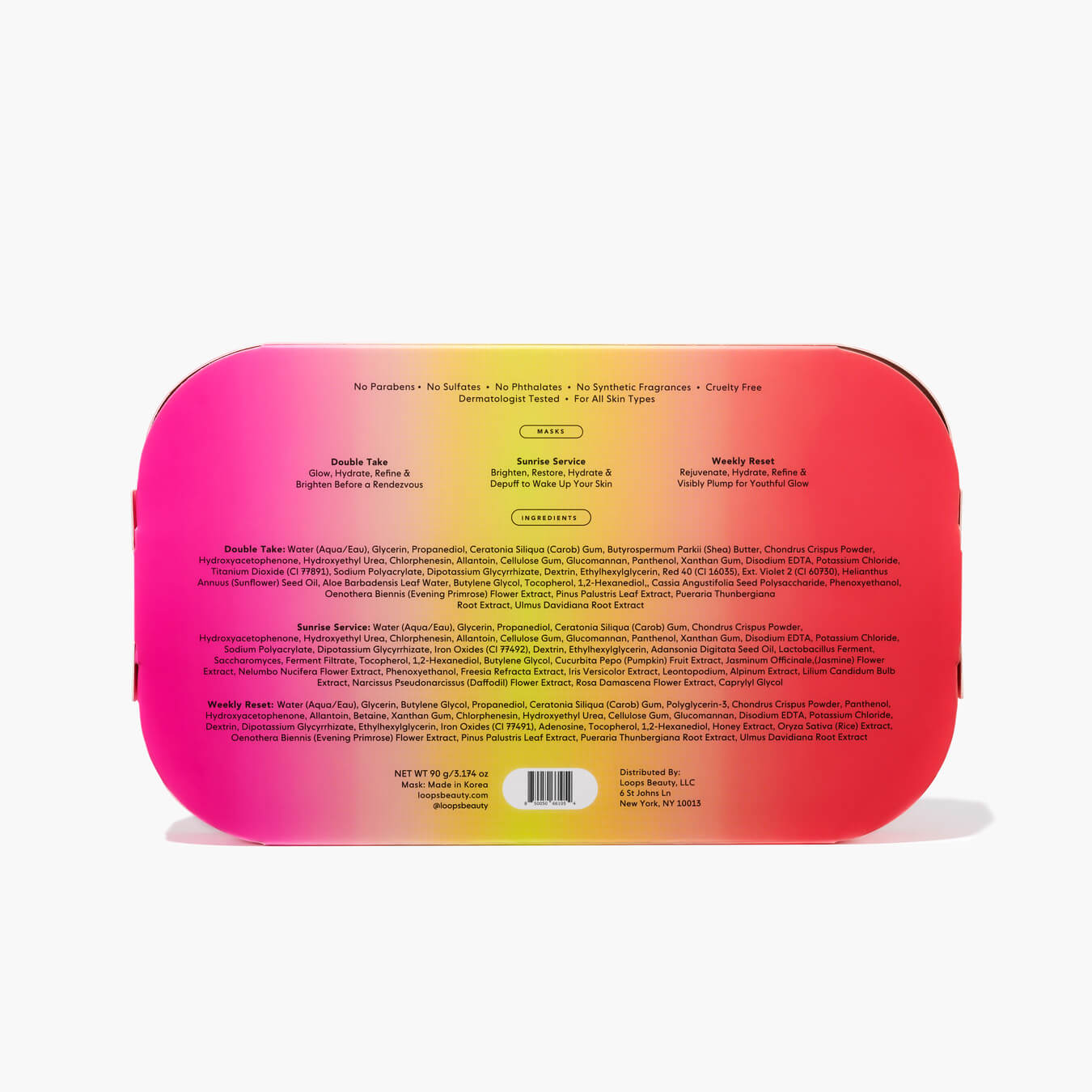 Loops Beauty x Urban Outfitters Glow Gang | Hydrogel Sheet Masks With ...
