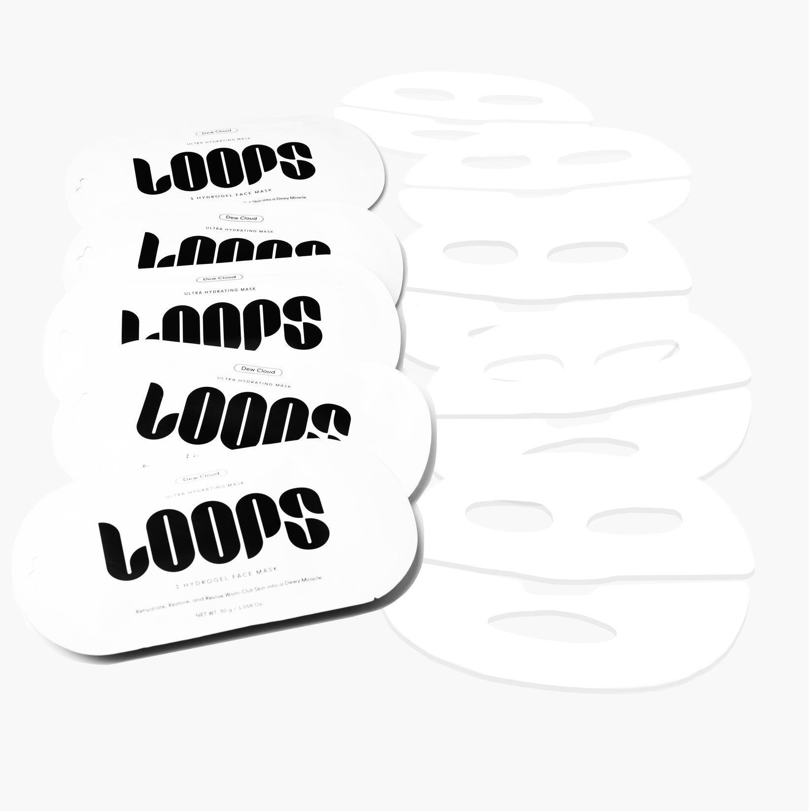 LOOPS Dew Cloud | Ultra Hydrating Hydrogel Face Mask – Loops Beauty