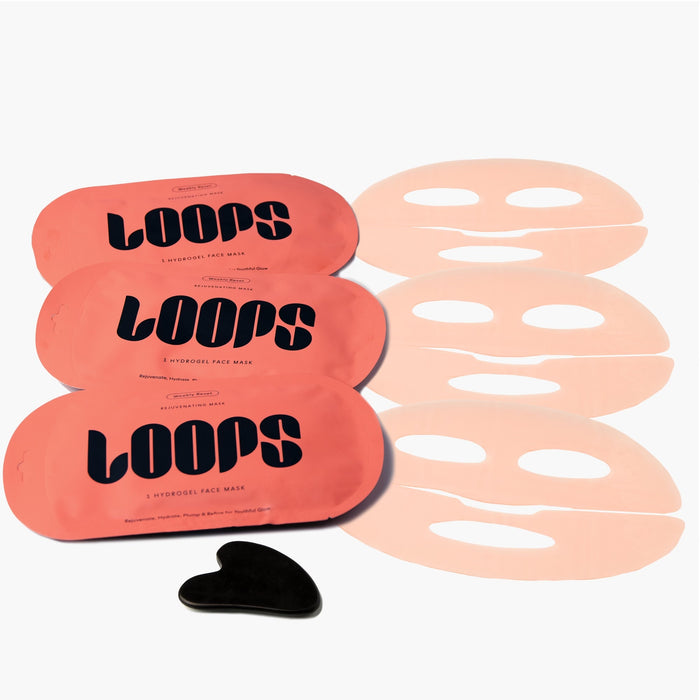 Loops Beauty: High-Tech Hydrogel Sheet Masks for Face & Eyes